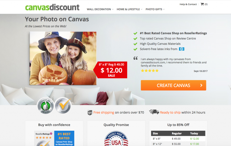 Review on CanvasDiscount.com – Custom Canvas Printing, Photo Blankets ...
