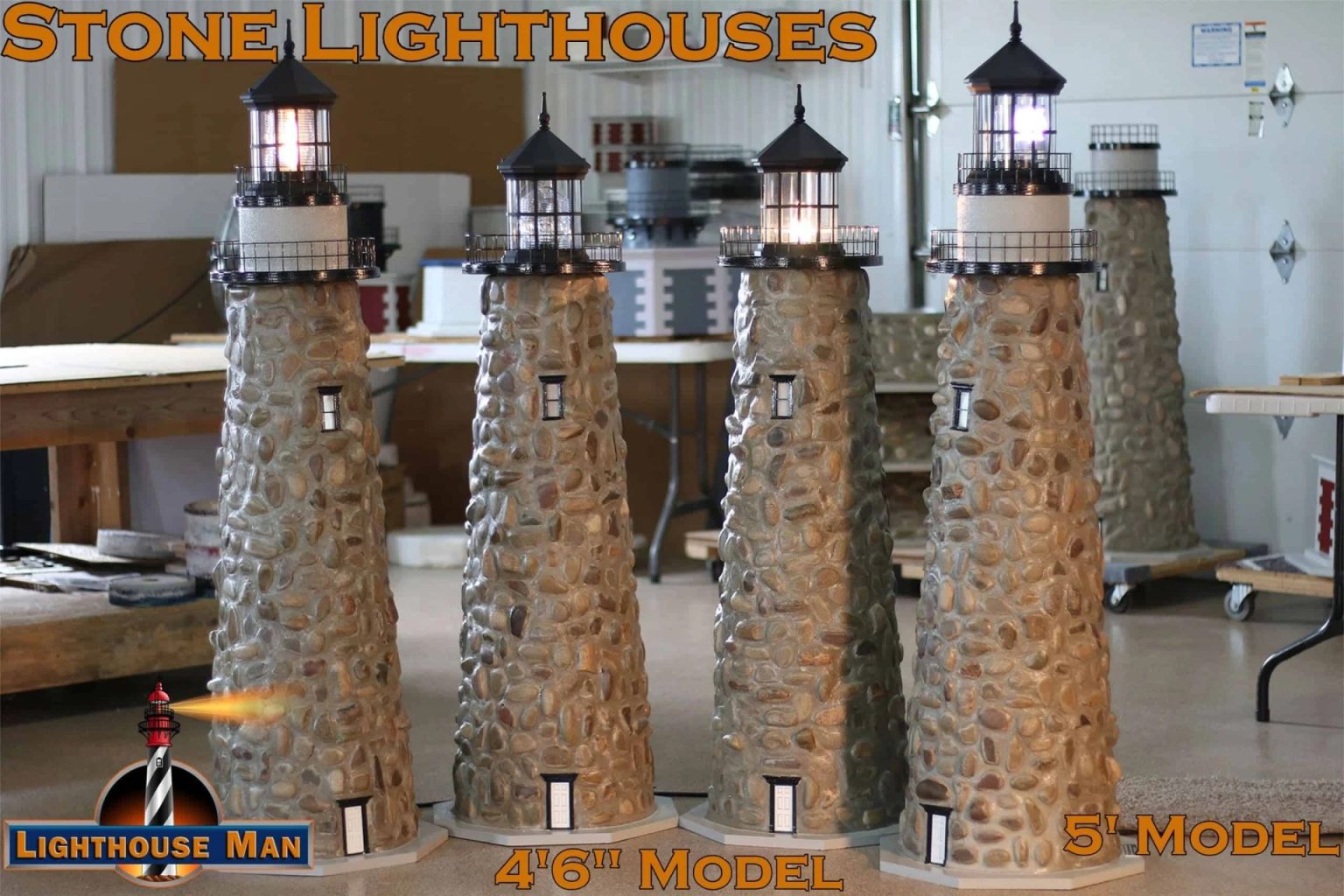 How to Build a DIY Yard Lighthouse with the Help of the Lighthouse Man ...
